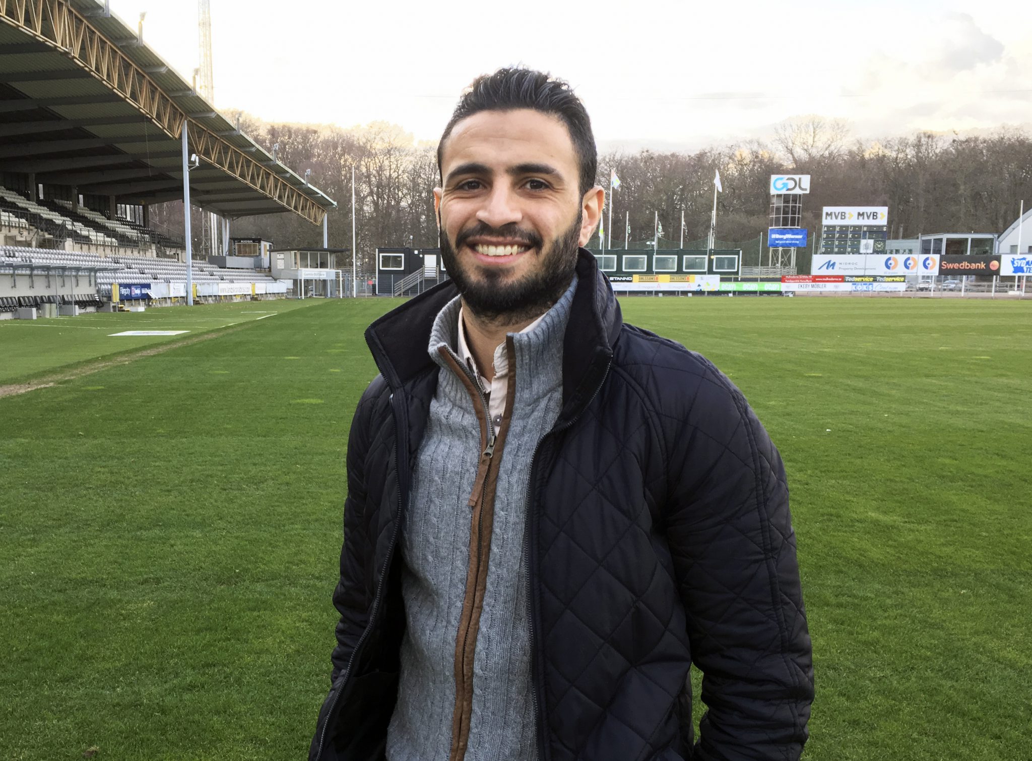 Raslan Al Kurdi ser en framtid i Sverige - Landskrona BoIS